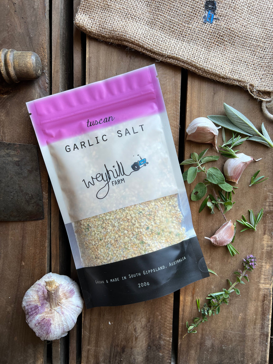 Tuscan Garlic Salt - How to cook with garlic salt. – Weyhill Farm ...